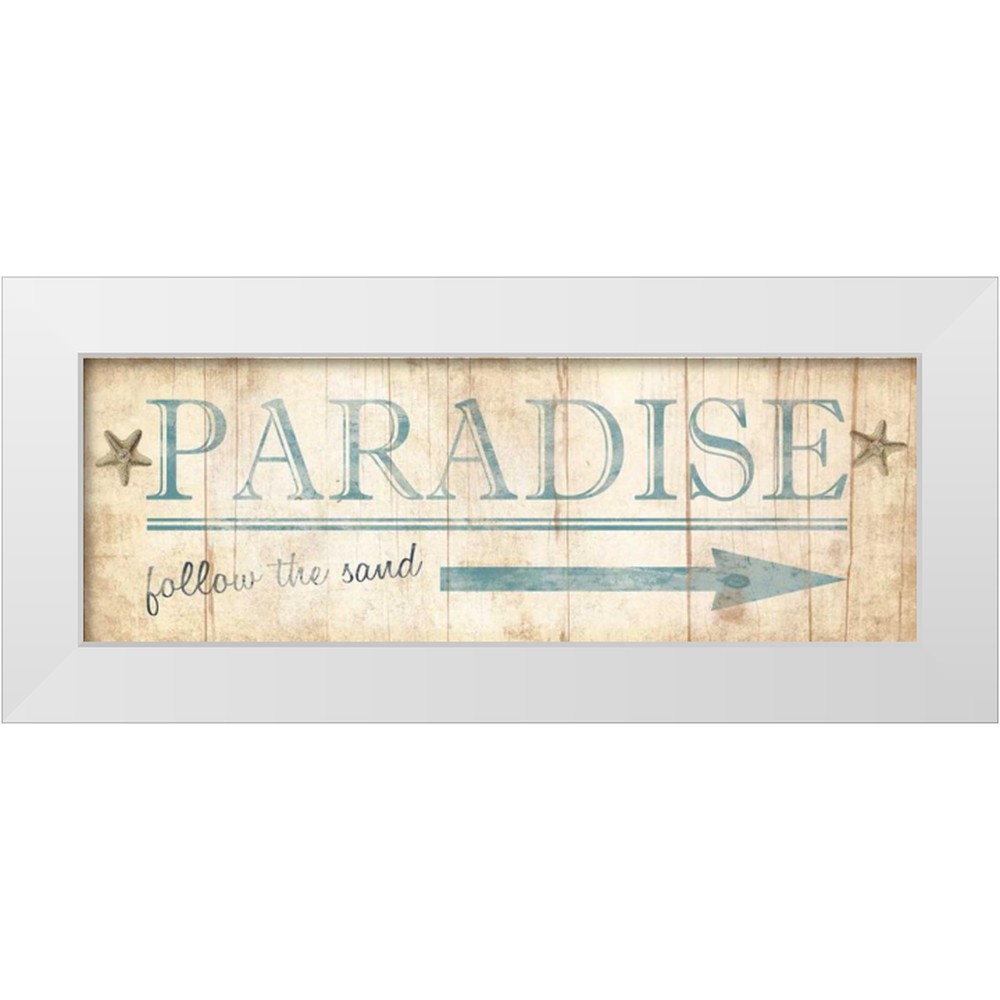 Grey, Jace 24x11 White Modern Wood Framed Museum Art Print Titled ...