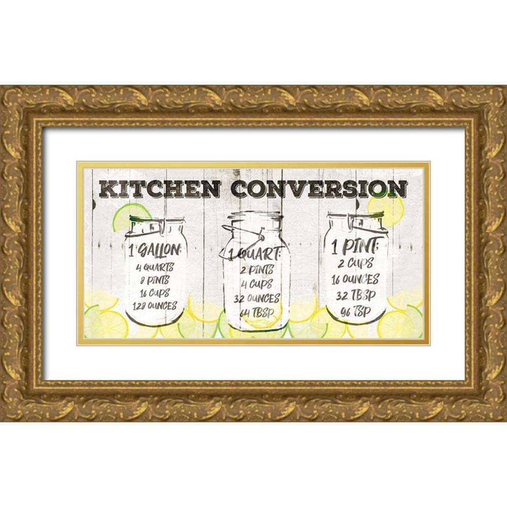 Grey, Jace 24x14 Gold Ornate Wood Framed with Double Matting Museum Art ...