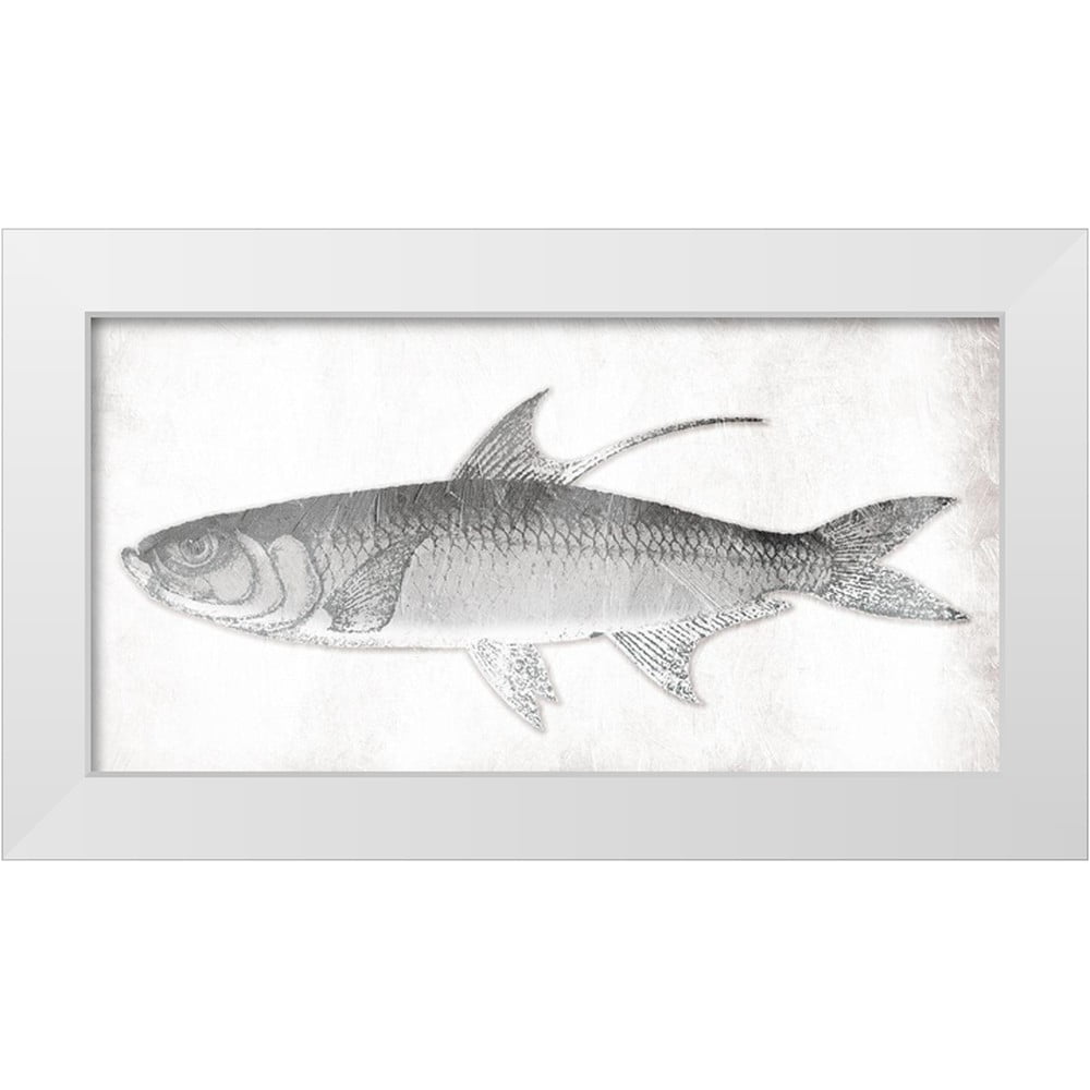 Grey, Jace 24x14 White Modern Wood Framed Museum Art Print Titled ...