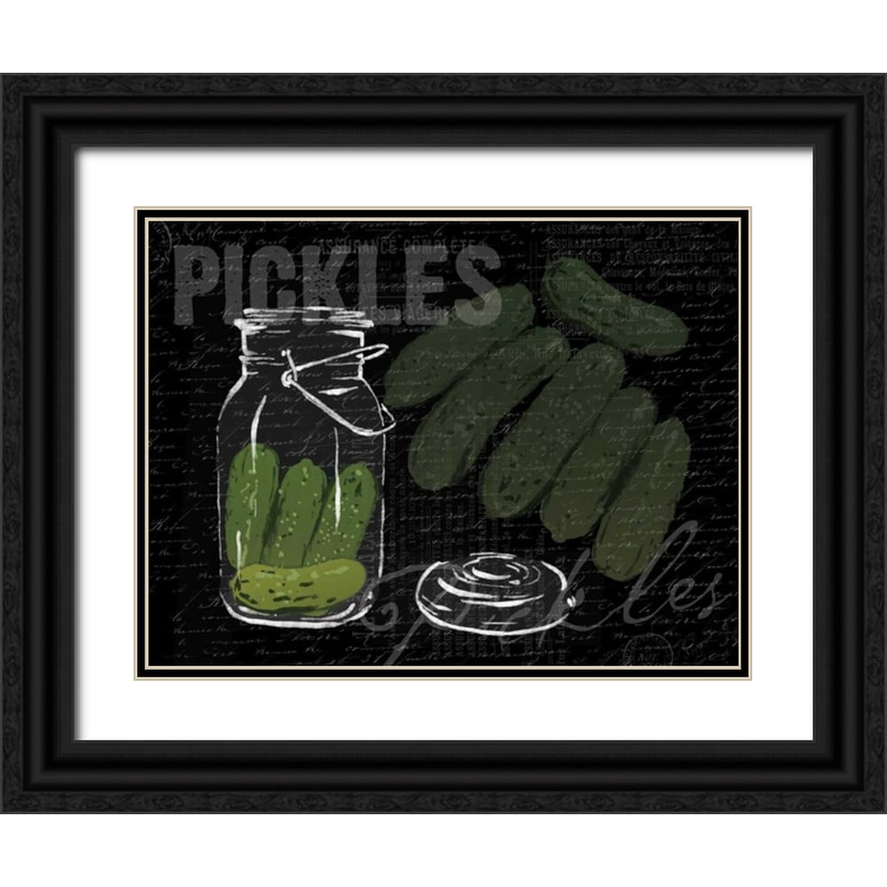 Grey, Jace 24x19 Black Ornate Wood Framed with Double Matting Museum ...