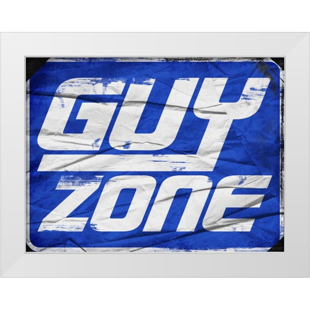 Grey, Jace 24x19 White Modern Wood Framed Museum Art Print Titled - Guy ...