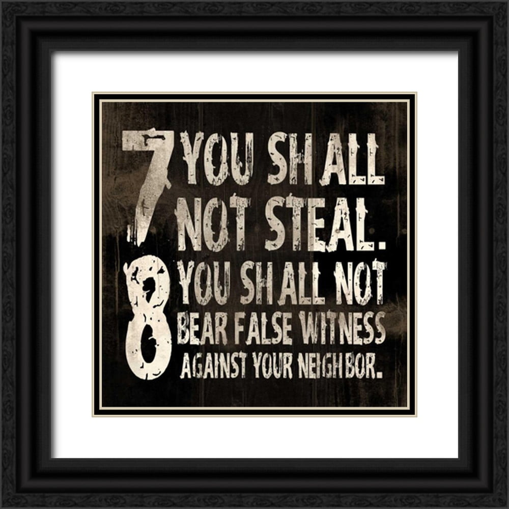 Grey, Jace 26x26 Black Ornate Wood Framed with Double Matting Museum ...