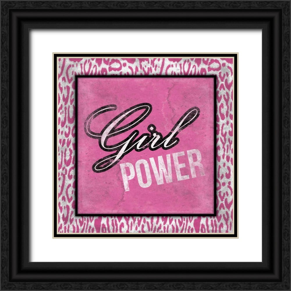 Grey, Jace 26x26 Black Ornate Wood Framed with Double Matting Museum ...