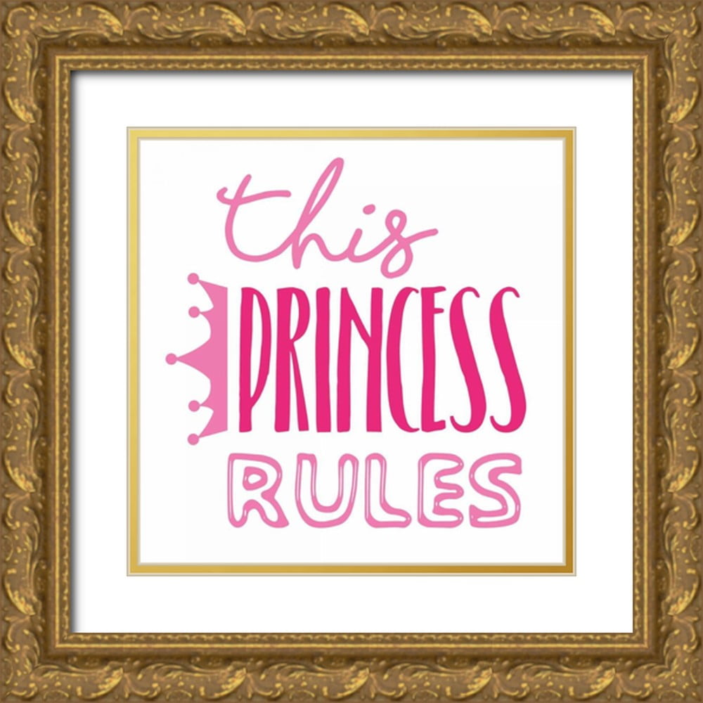 Grey, Jace 26x26 Gold Ornate Wood Framed with Double Matting Museum Art ...