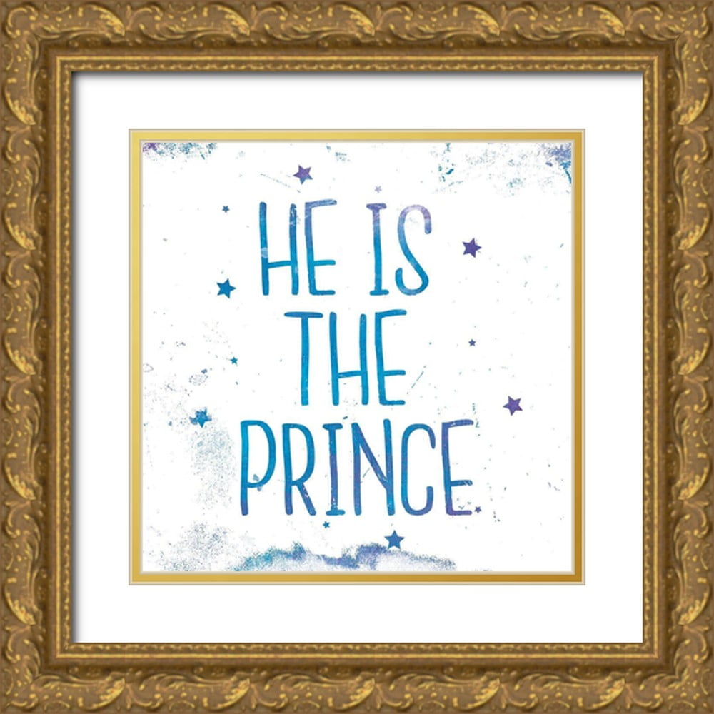 Grey, Jace 26x26 Gold Ornate Wood Framed with Double Matting Museum Art ...