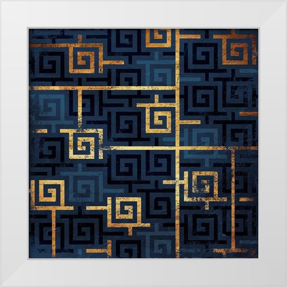 Grey, Jace 26x26 White Modern Wood Framed Museum Art Print Titled ...