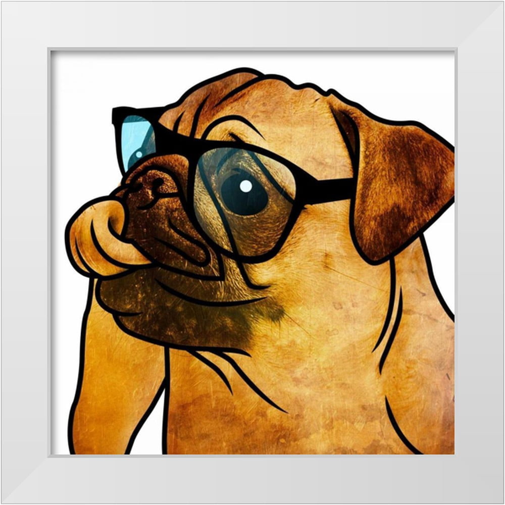 Grey, Jace 26x26 White Modern Wood Framed Museum Art Print Titled ...