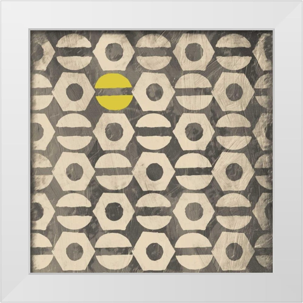 Grey, Jace 26x26 White Modern Wood Framed Museum Art Print Titled ...