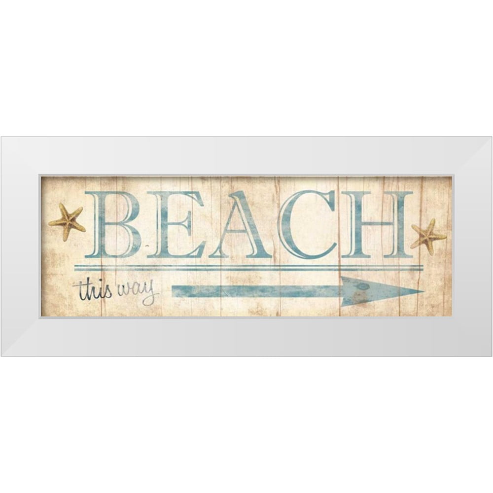 Grey, Jace 32x14 White Modern Wood Framed Museum Art Print Titled ...