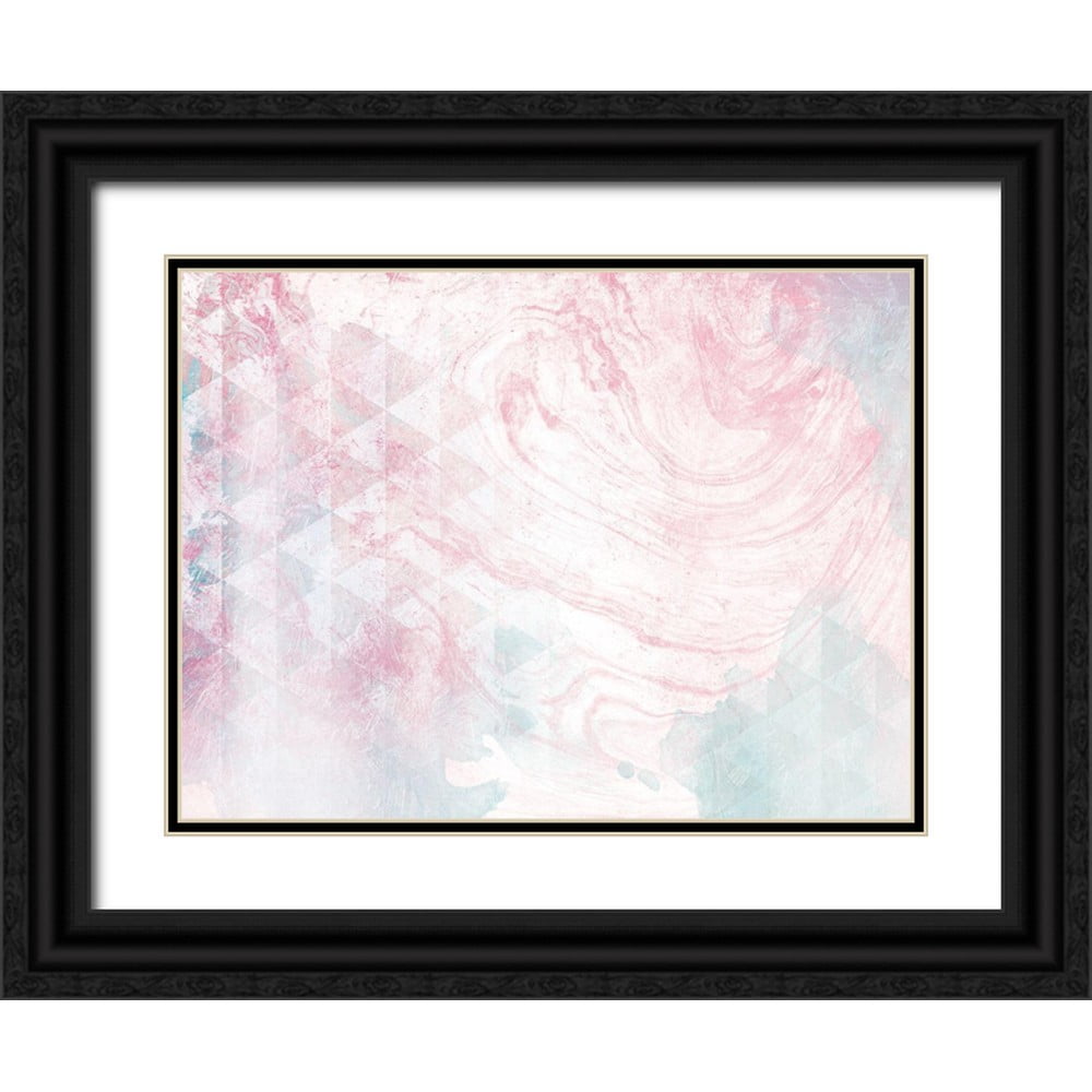 Grey, Jace 32x25 Black Ornate Wood Framed with Double Matting Museum ...