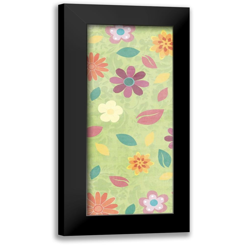 Grey, Jace 8x14 Black Modern Framed Museum Art Print Titled - Flowers ...