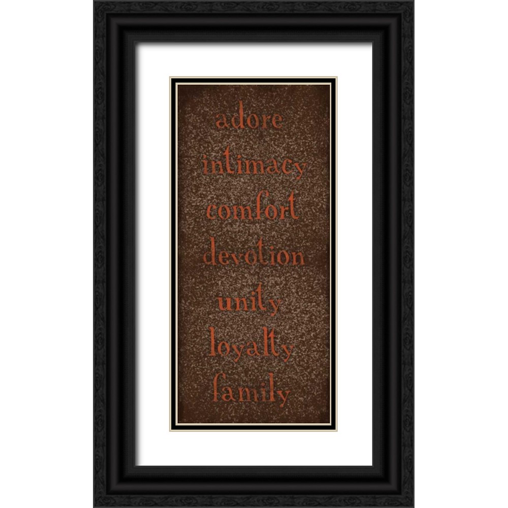 Grey, Jace 9x14 Black Ornate Wood Framed with Double Matting Museum Art ...