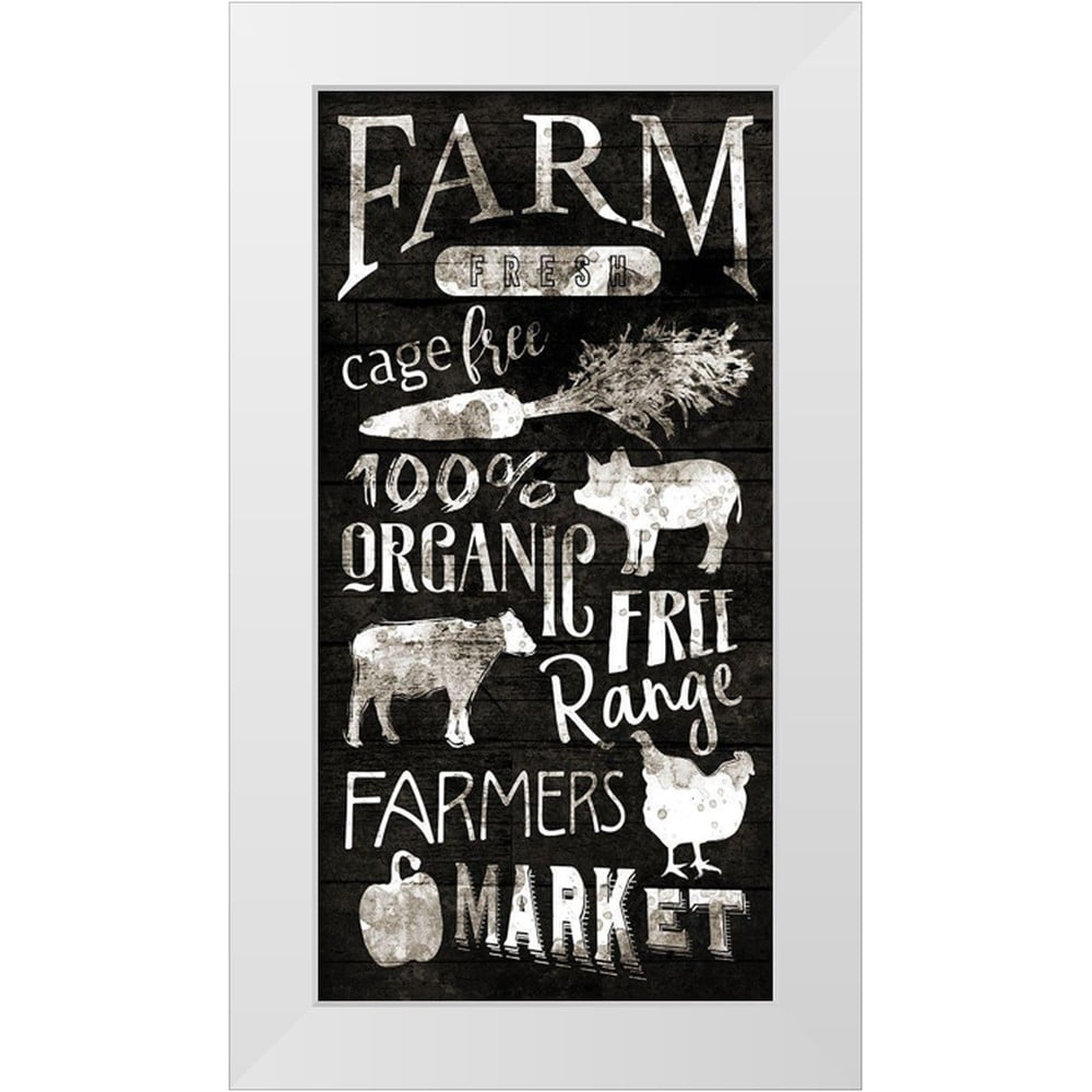 Grey, Jace 9x14 White Modern Wood Framed Museum Art Print Titled - Farm ...