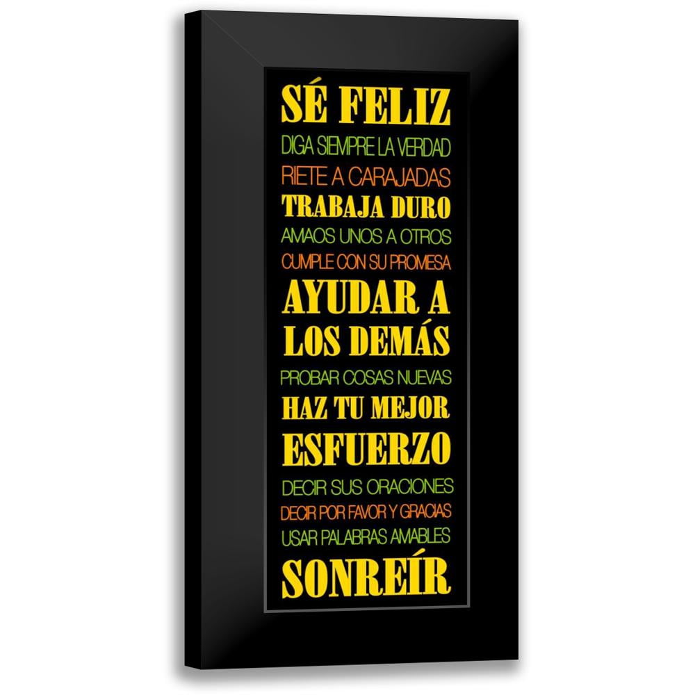 Grey, Jace 9x18 Black Modern Framed Museum Art Print Titled - Feliz ...