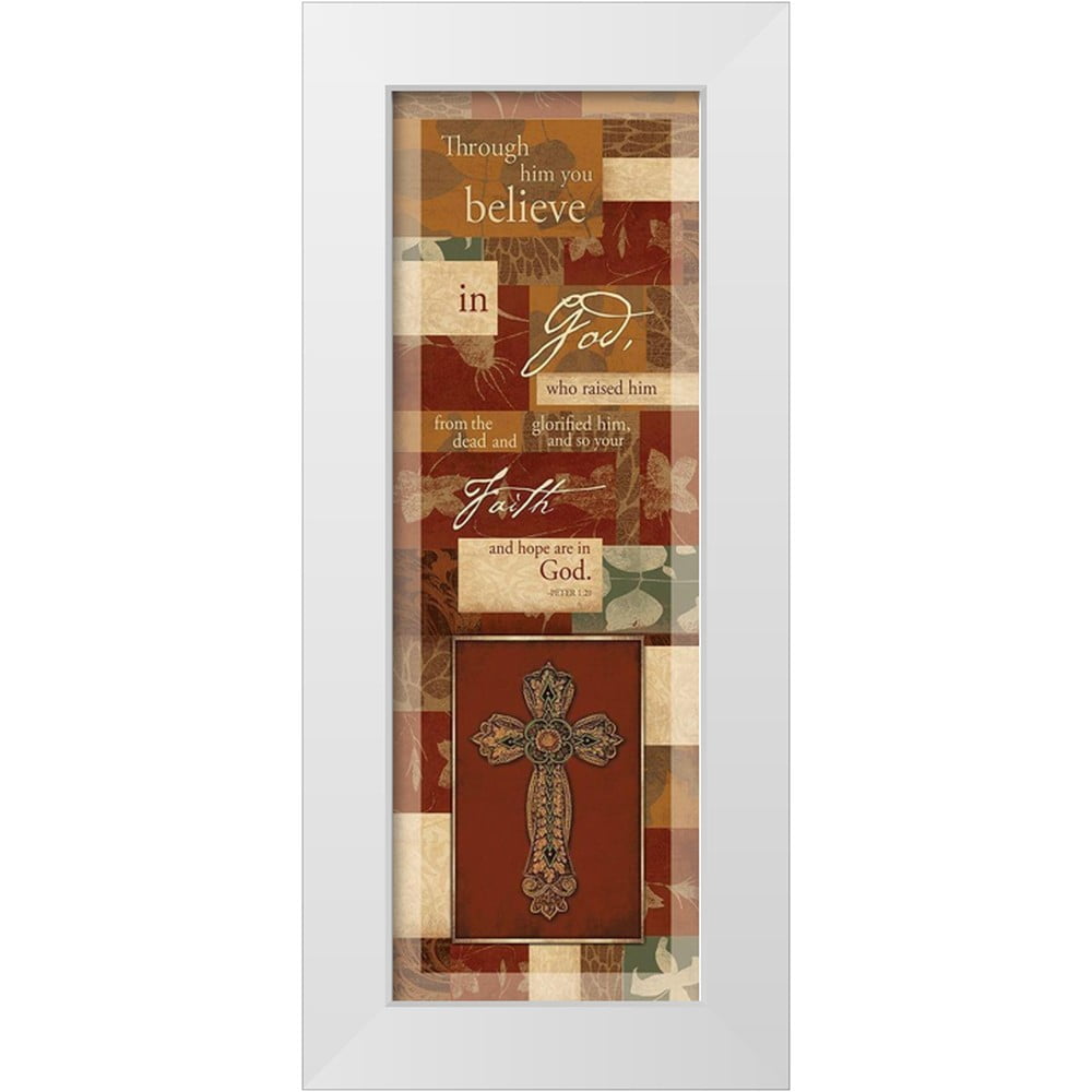 Grey, Jace 9x18 White Modern Wood Framed Museum Art Print Titled ...