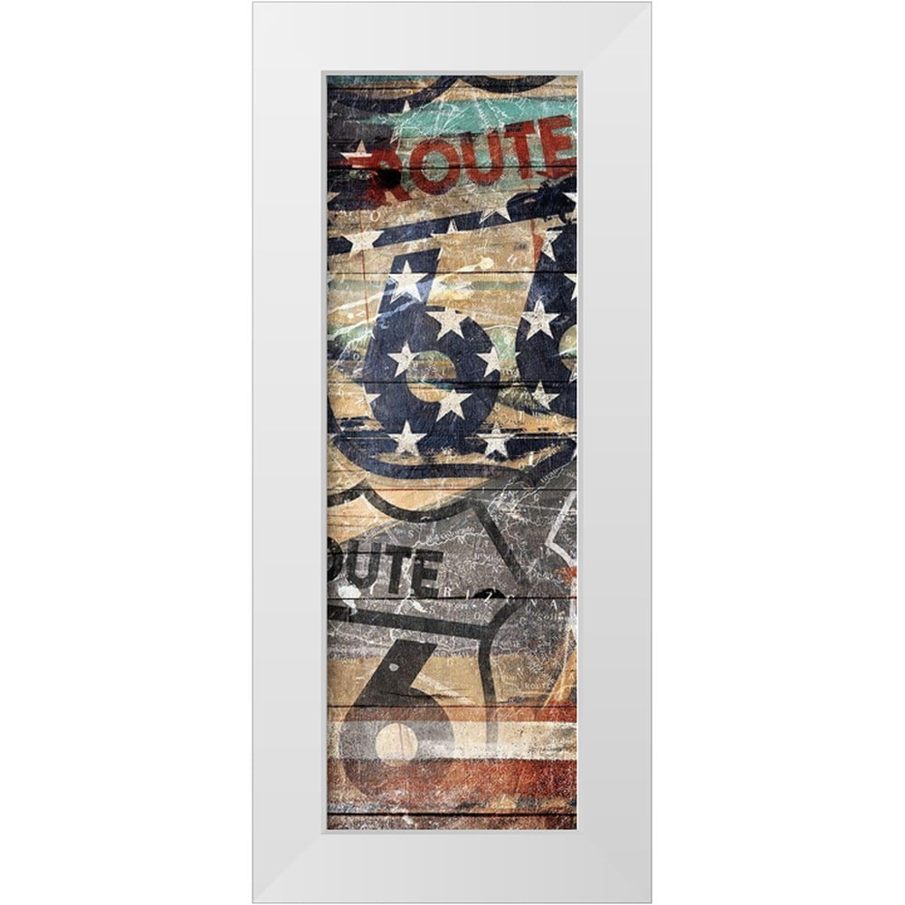 Grey, Jace 9x18 White Modern Wood Framed Museum Art Print Titled - USA ...