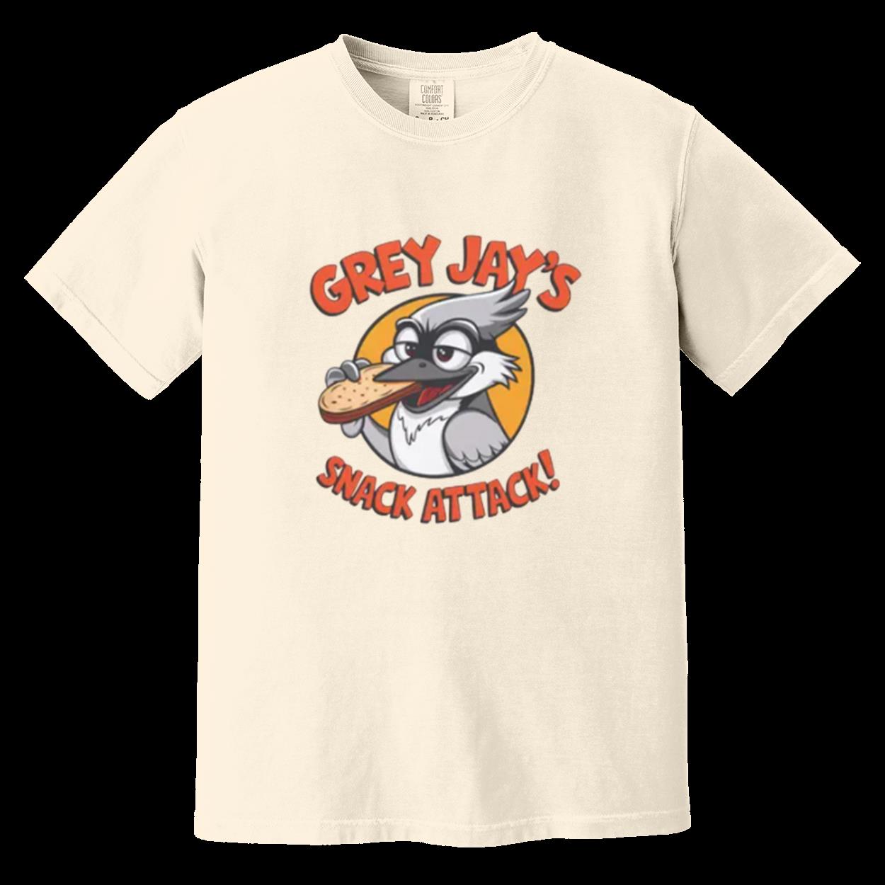 Grey Jay Snack Attack Bird Comfort Color T-Shirt Design File, for men ...