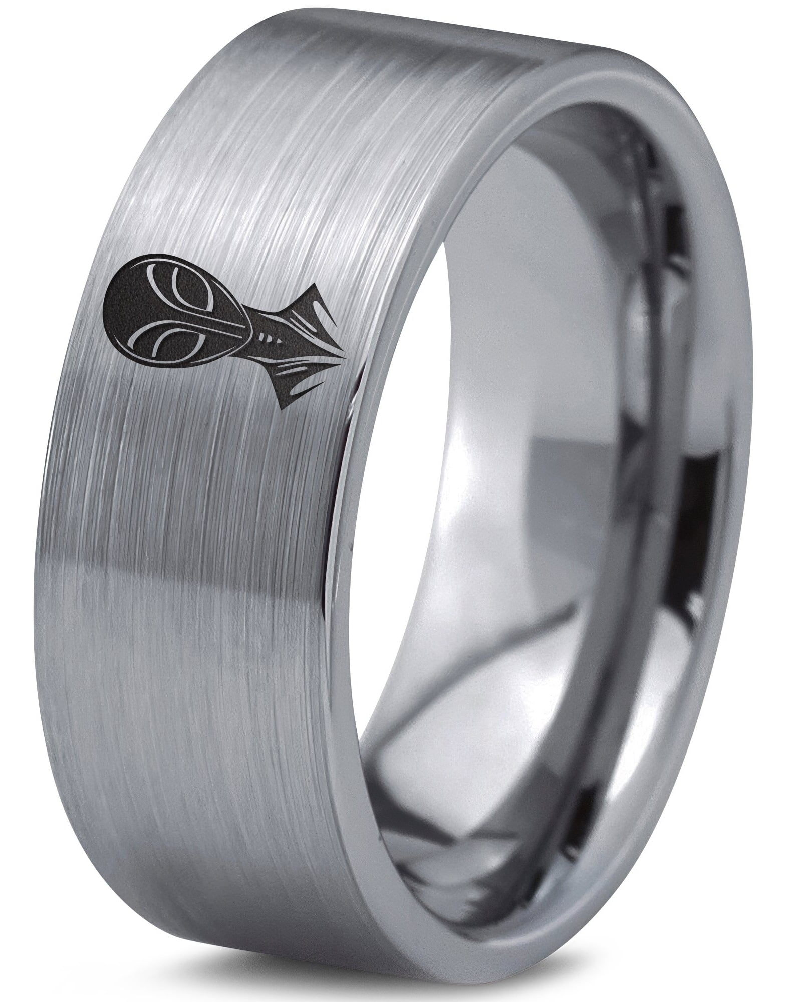 Handmade Jewelry Tungsten Gamer Engagement Ring Grey Girl Best Friends ...