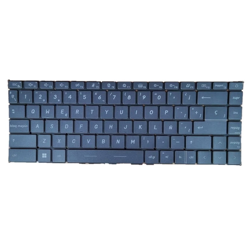 Grey Laptop RGB Backlit Keyboard For MSI Delta 15 A5EFK MS-15CK Spanish ...