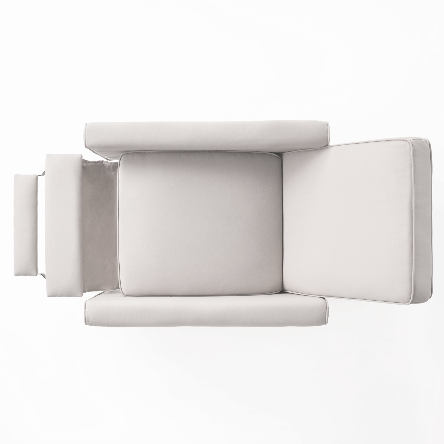 Grey Linen Push Back Seat - Transform Your Bedroom Folding Recliner ...