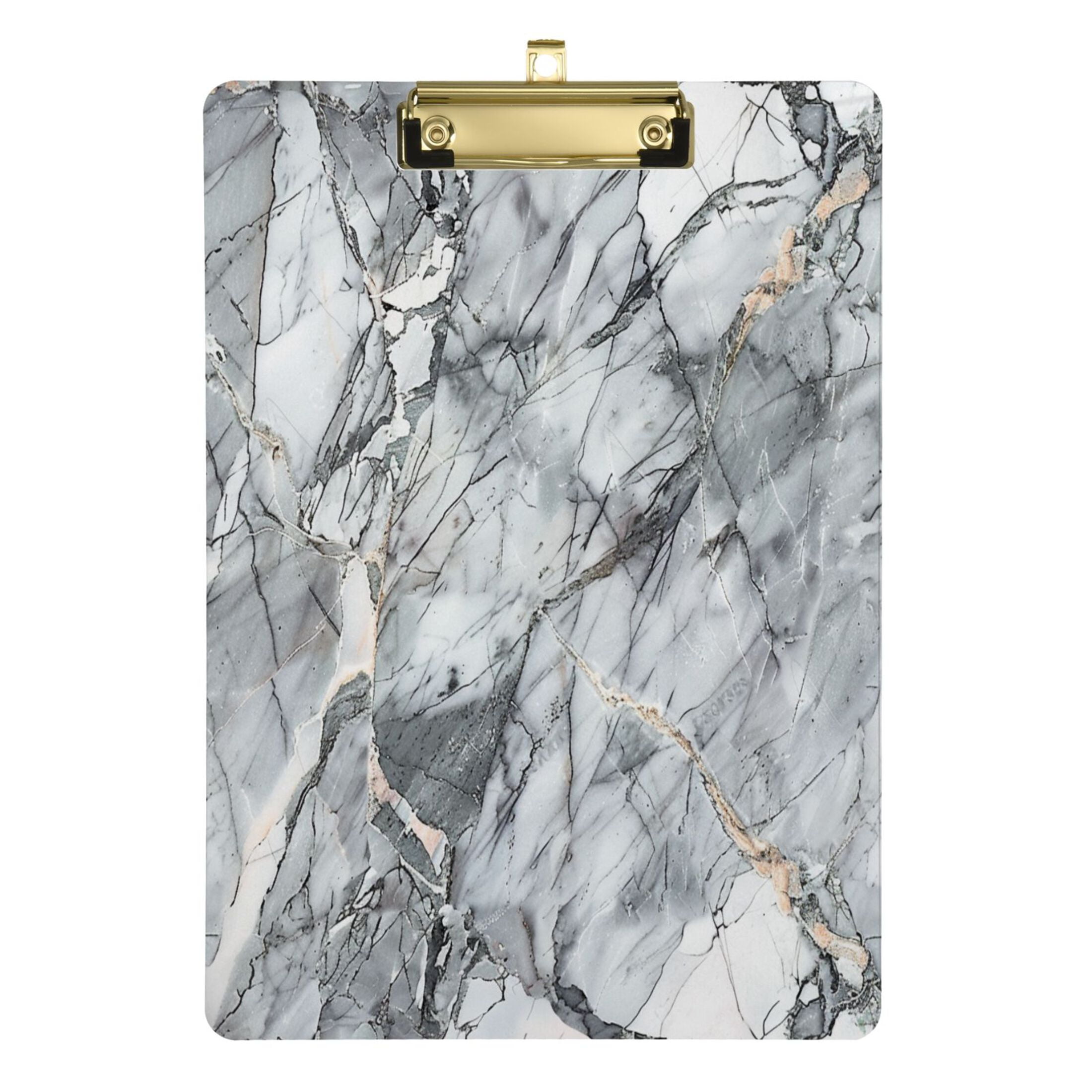 Grey Marble Pattern Acrylic Clipboards A4 Standard Letter Size ...