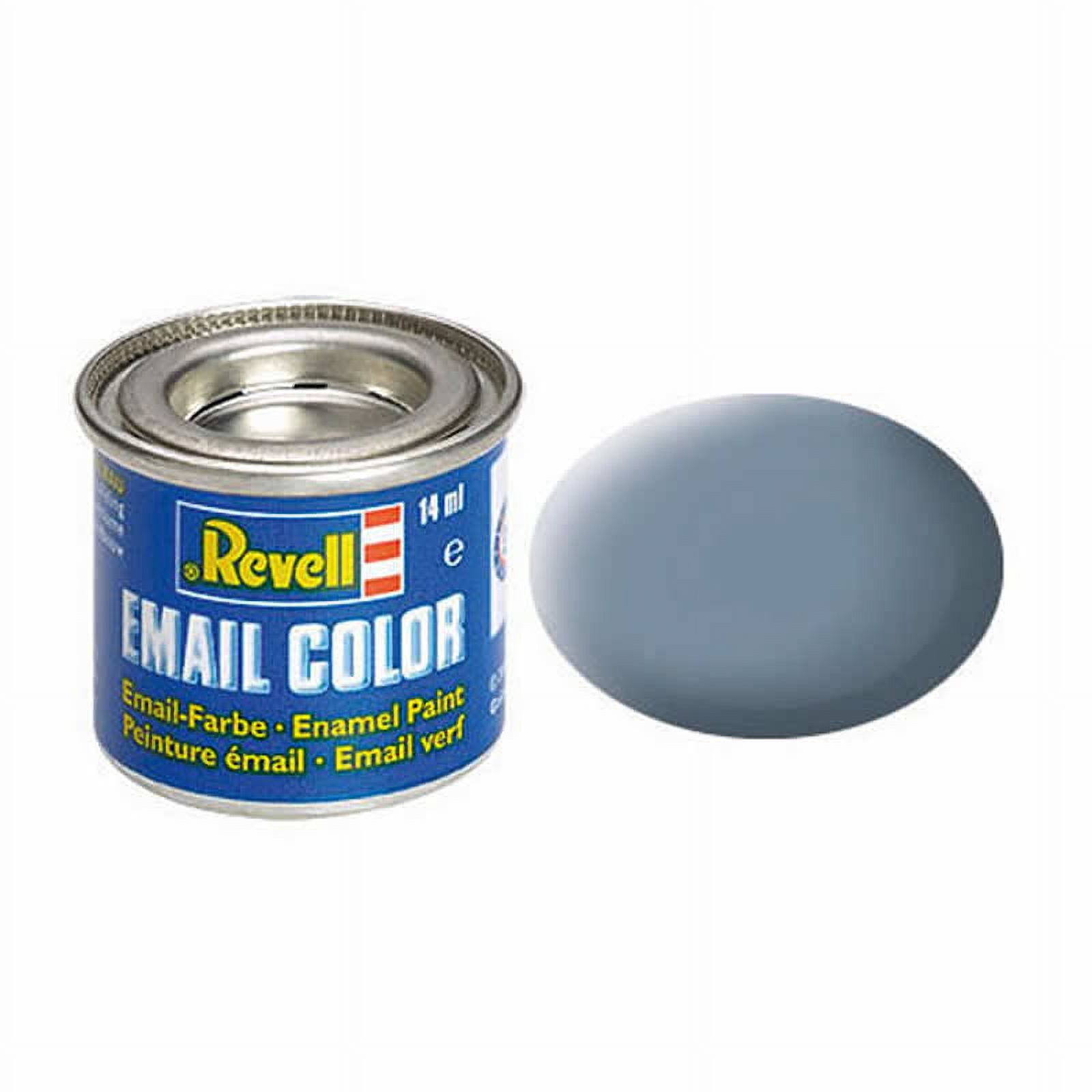 Grey Matt Enamel Paint 14ml (.47oz) Tinlet Revell - Walmart.com