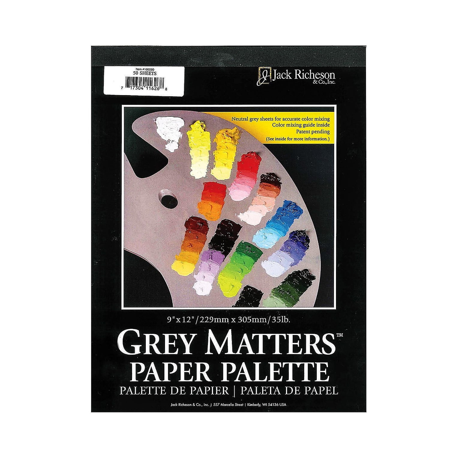 Grey Matters Paper Palettes 12 in. x 16 in. (pack of 2) - Walmart.com