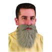 Gray Captain Beard and Stache Set Adult Halloween Accessory - Walmart.com