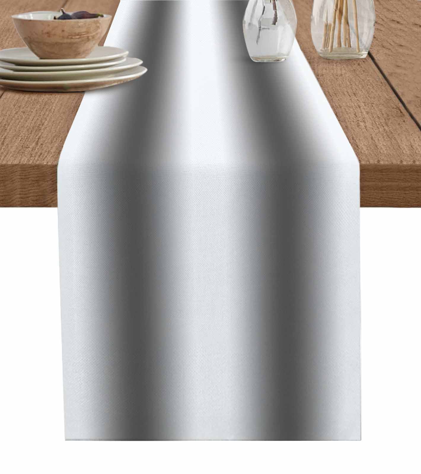 Grey Ombre Table Runner Farmhouse Modern Art Tablerunners 13 x 108 Inch ...