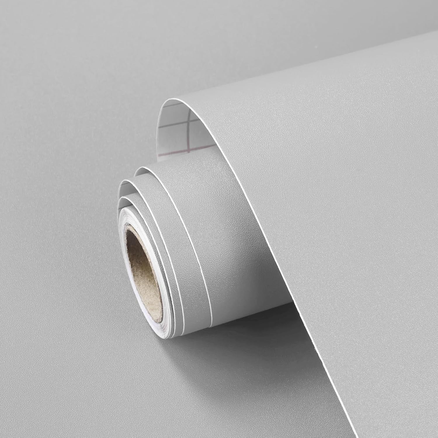 Grey Peel and Stick Wallpaper Solid Grey Contact Paper A Set of 15.7 ...