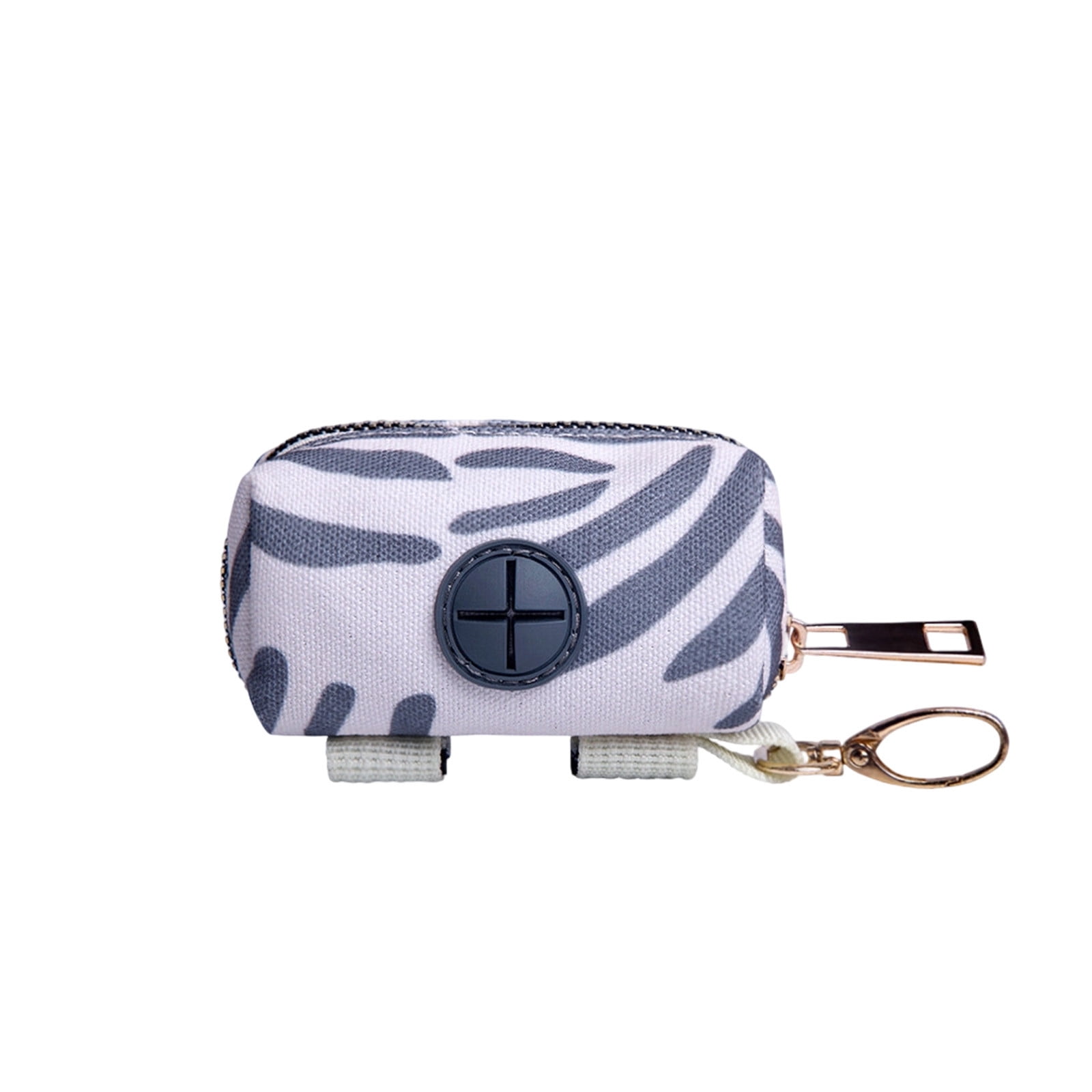 Grey Pet Waste Bag Dispenser Storage Bag Polyester Pouch For Carrying ...