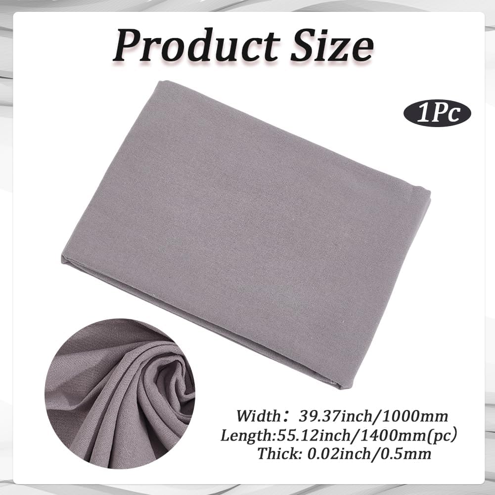 Grey Photo Backdrop 1 x 1.4Ms Cotton Fabric Non-Reflection Photography ...