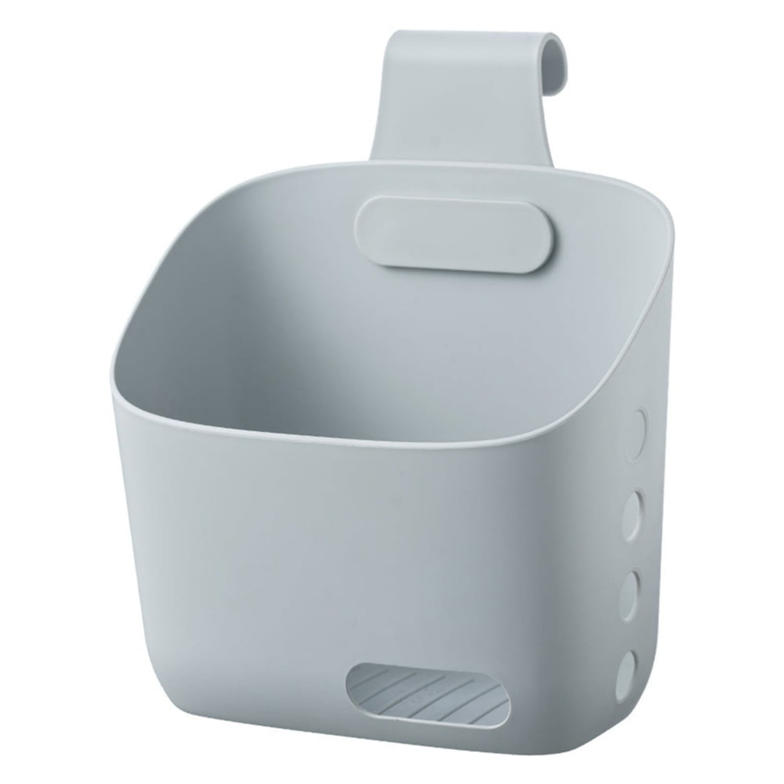 Grey Plastic Hanging Basket for Kitchen Storage, Small Hanging Basket ...