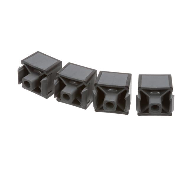 Grey Plastic Plus Rubber Foot - Set of 4 - Walmart.com