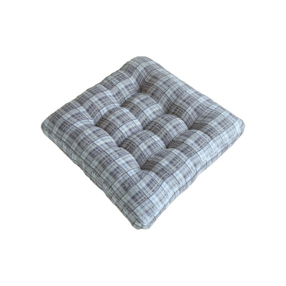 Grey Plush Anti-Slip Winter Seat Cushion For Chair With Square Design ...