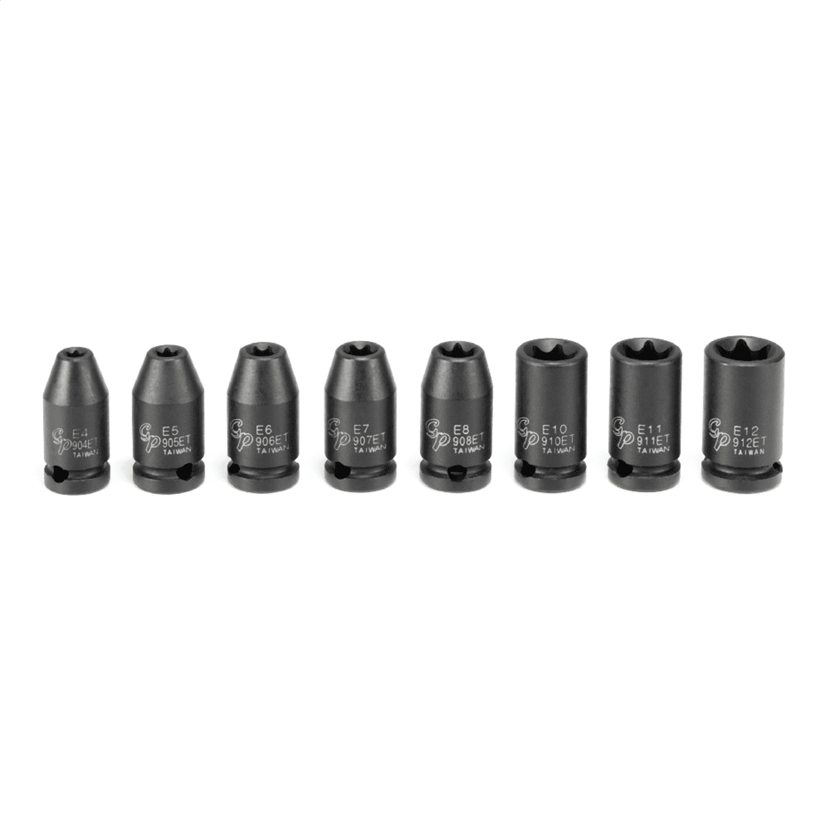 Grey Pneumatic 1/4" Drive 8 Pc External Torx Impact Socket Set ...