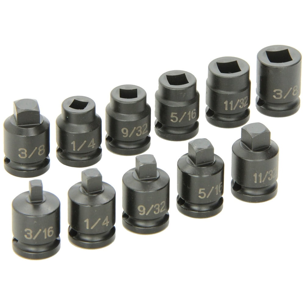 Grey Pneumatic 1211P 11-Piece 3/8 in. Drive Pipe Plug Standard Socket ...