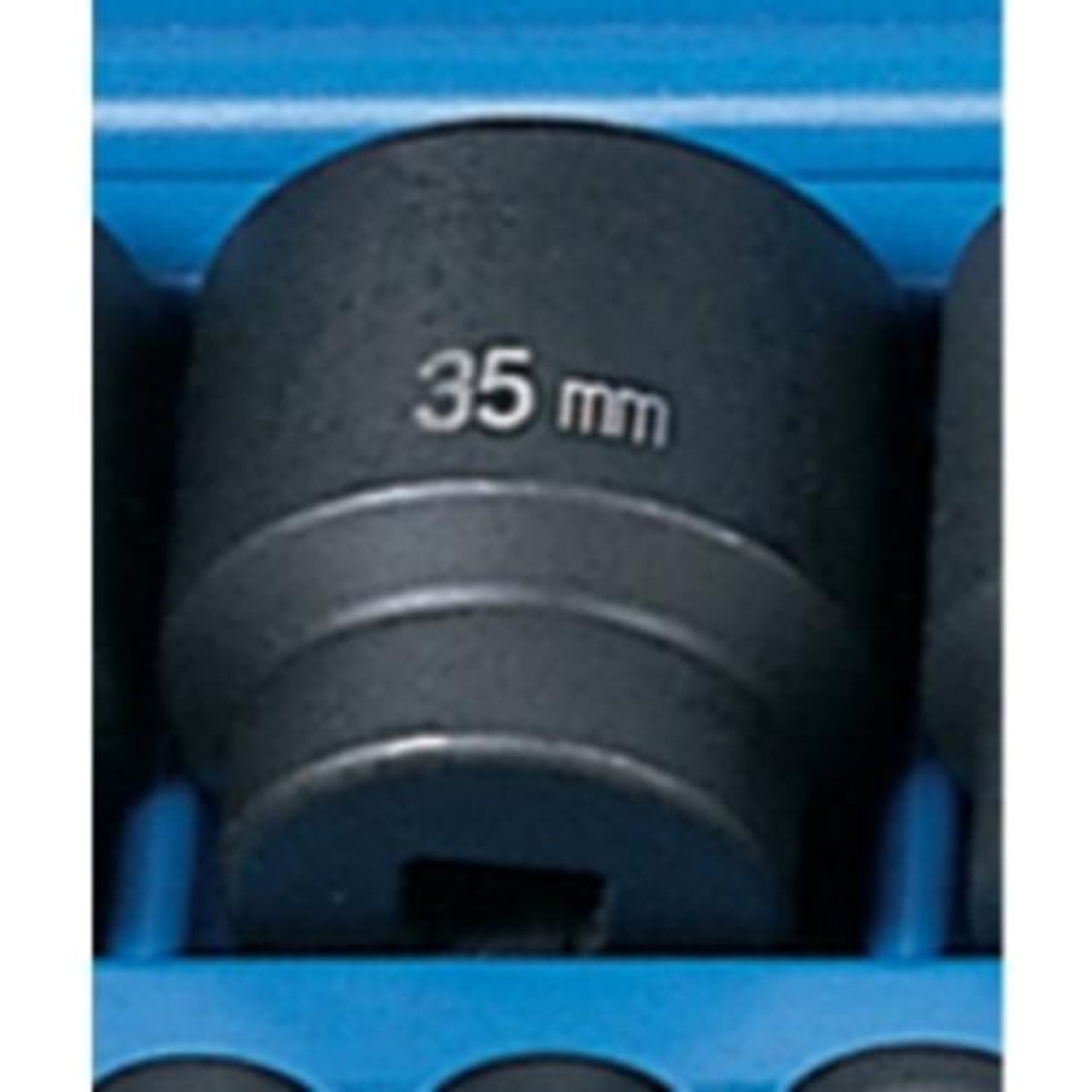 Grey Pneumatic 2035M 1/2" Drive Standard Metric Impact Socket - 35mm ...