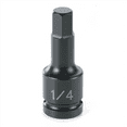 Grey Pneumatic SOC 10MM 1/4D IMP HEX MALE BLK - Walmart.com