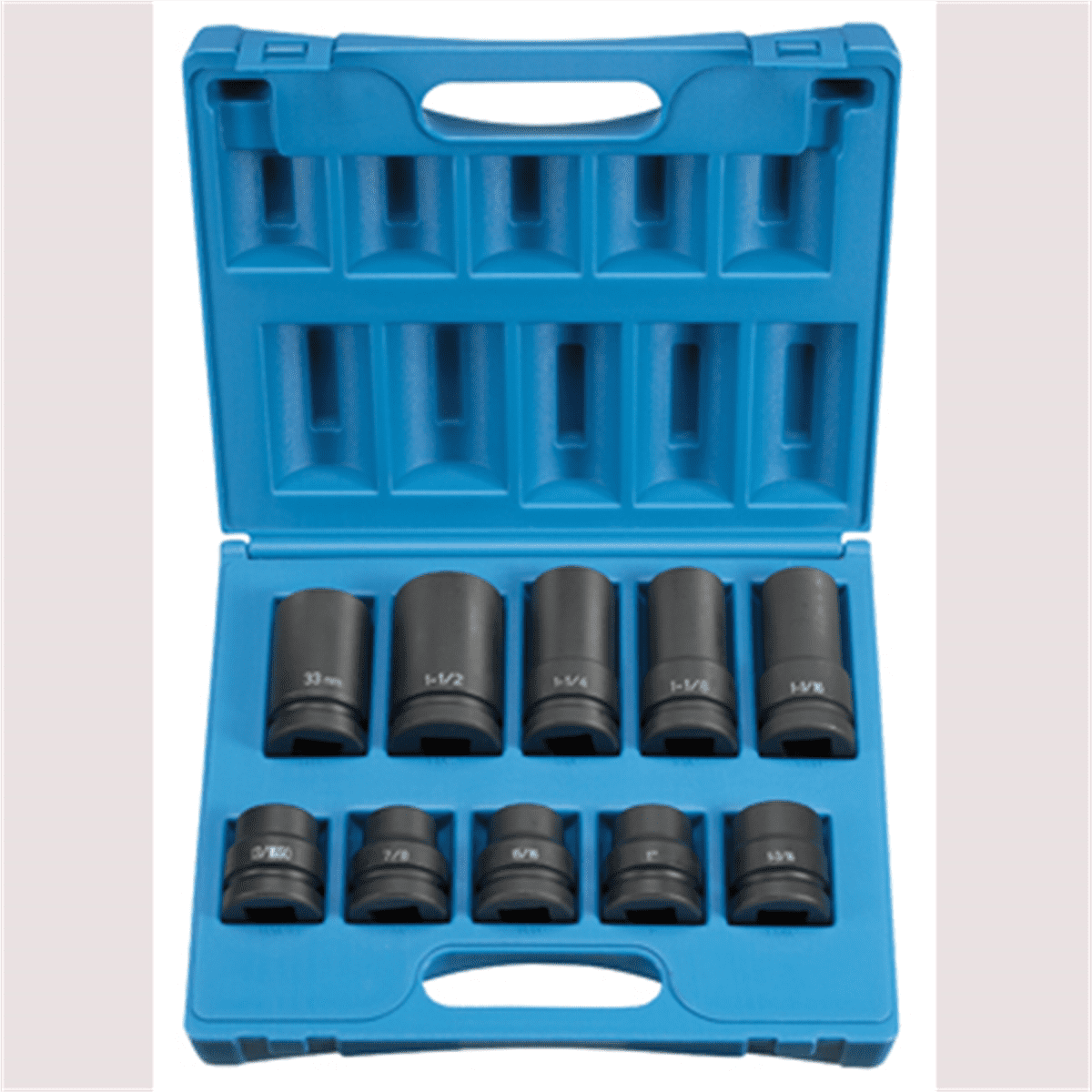 Grey Pneumatic 1" Drive 10 Piece Wheel Service Set - Walmart.com