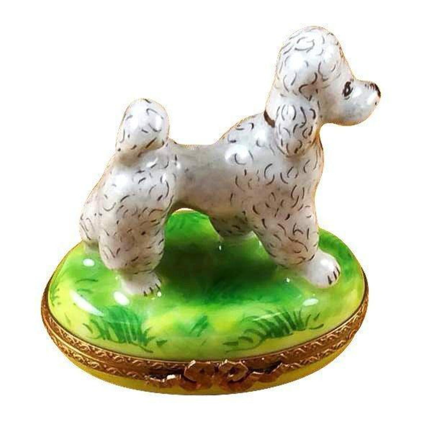 Grey Poodle Limoges Box Porcelain Figurine - Walmart.com