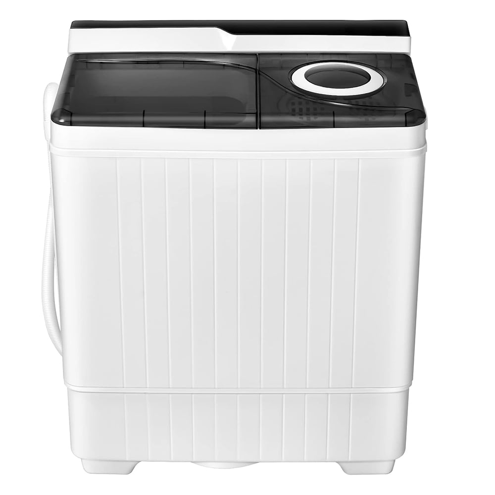 Grey Portable Washing Machine, Twin Tub 26 Lbs Capacity, 18 Lbs Washer ...