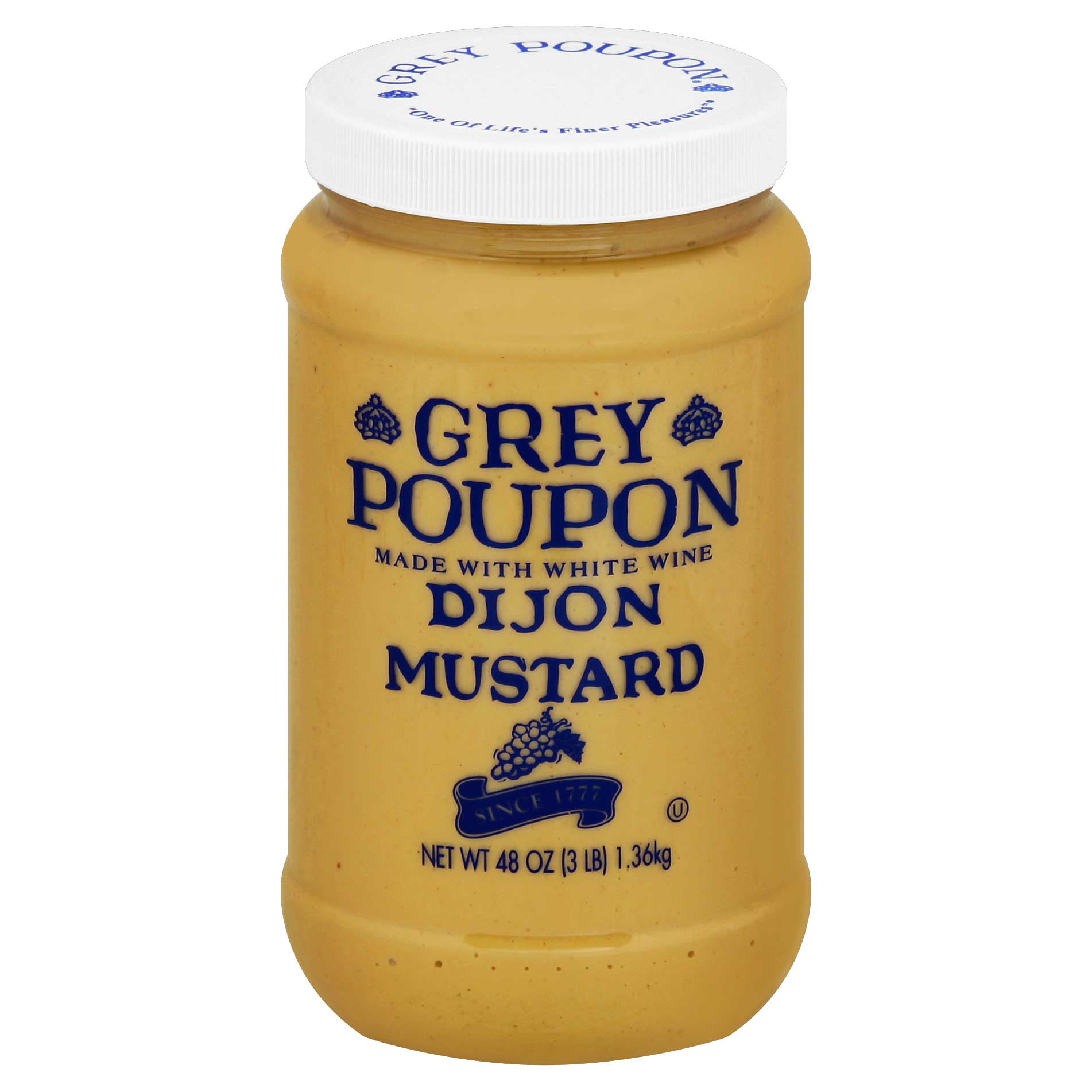 Grey Poupon Classic Dijon Mustard 6 Case 48 Ounce - Walmart.com