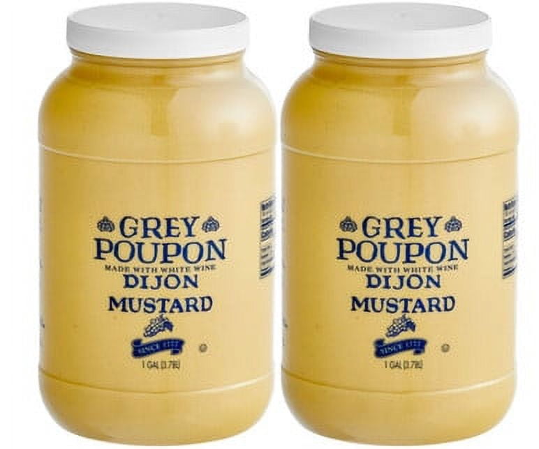 Grey Poupon Dijon Mustard 1 Gallon - Bulk Food Service, 2/Case ...