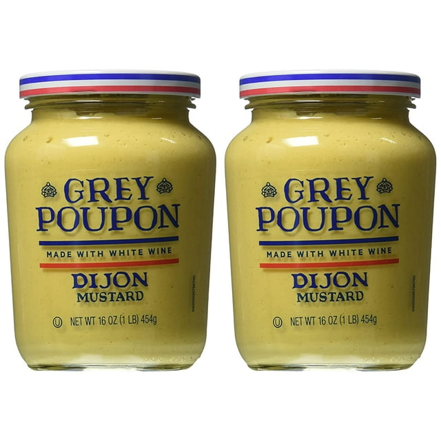 Grey Poupon Dijon Mustard-16 oz, 2 ct - Walmart.com