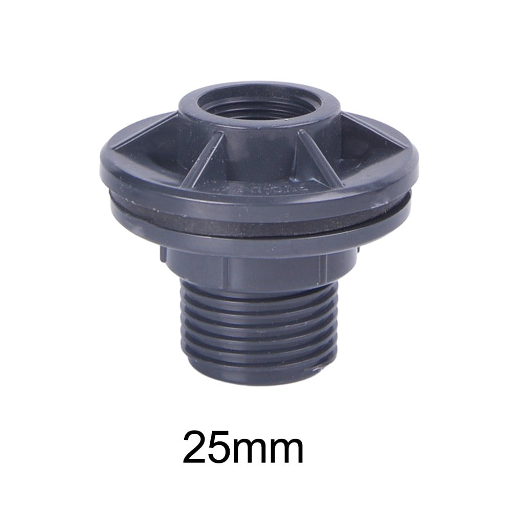 Grey PVC Faucet Valve Fitting Adapter for Aquariums Water Tank swimming ...