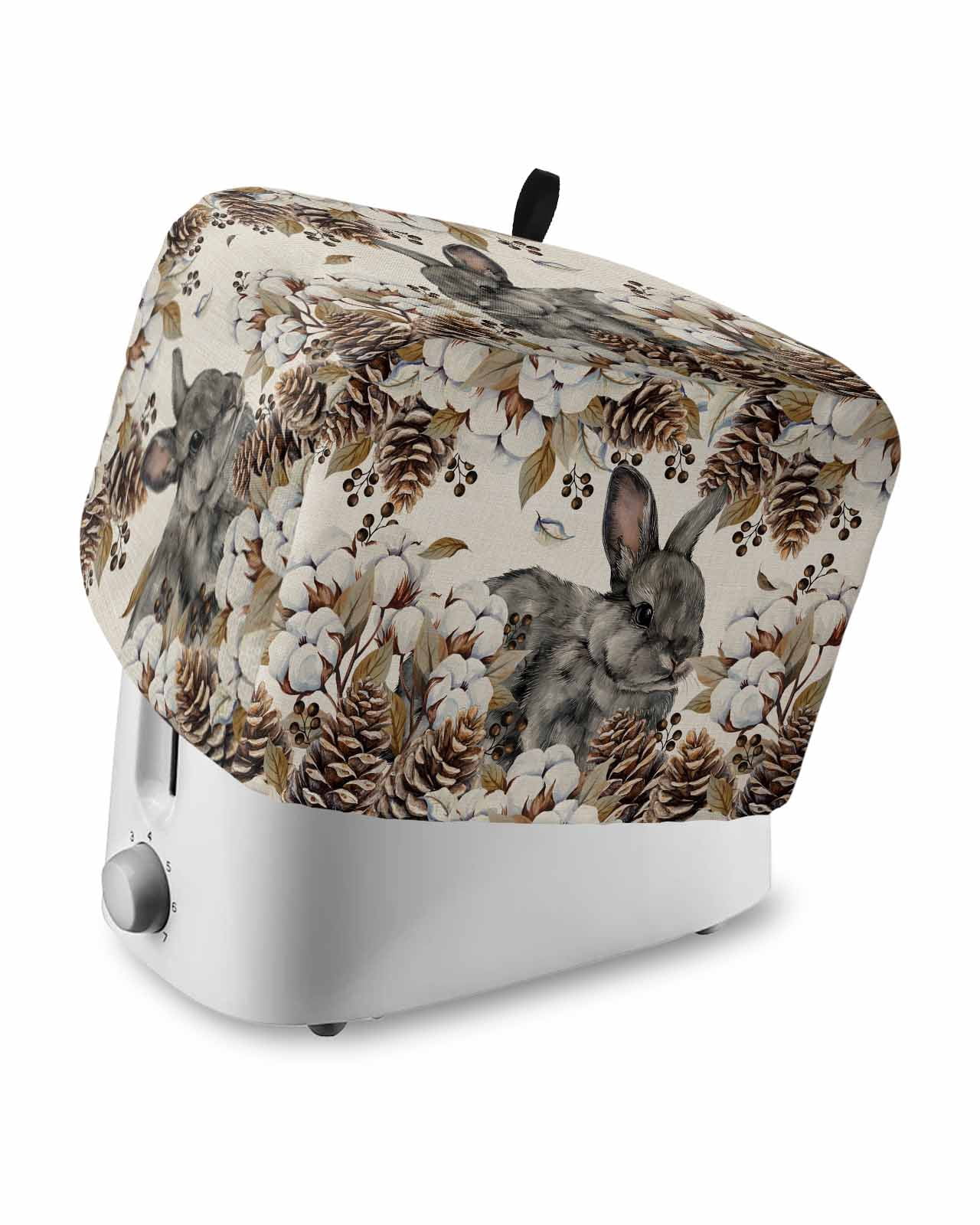 Grey Rabbits Small Toaster Cover 2 Slice, Kitchen Appliance Covers ...