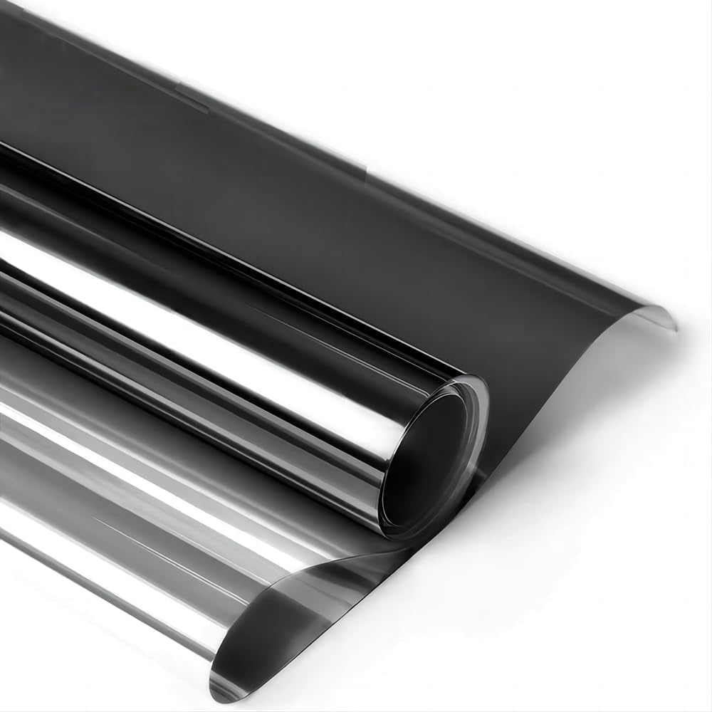 Grey Silver Window Film One Way Silver Reflection Window Tint Privacy ...
