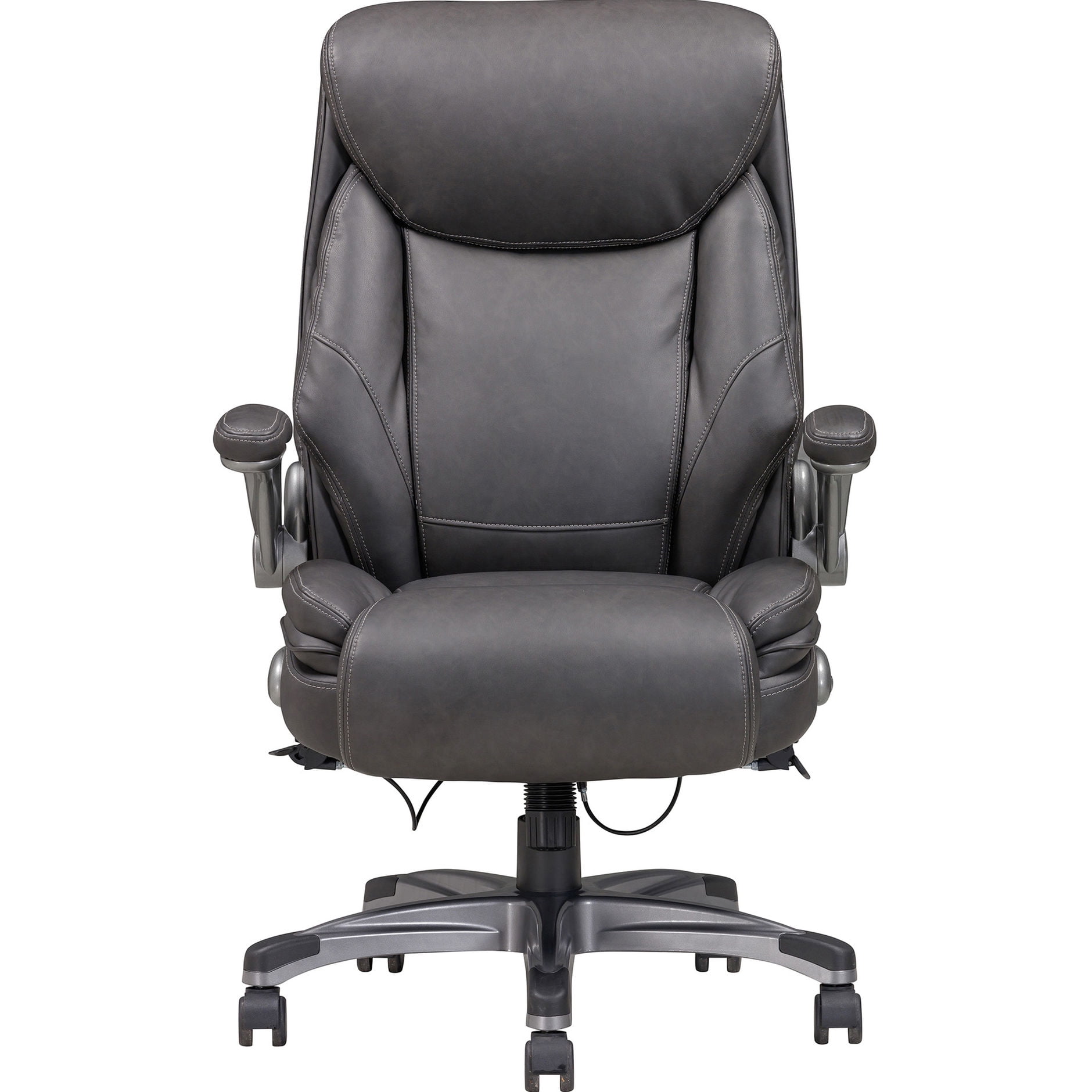 Grey Solid Pattern Office Chair | 360 - Degree Rotation for Office Use ...