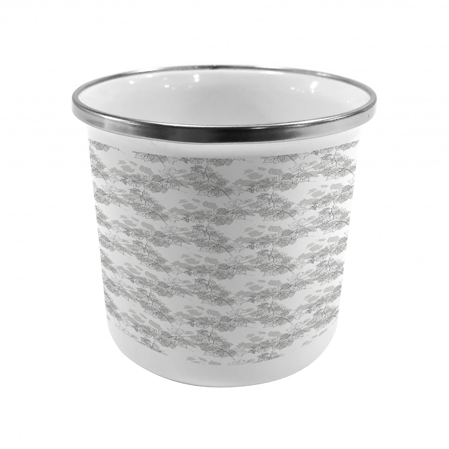 Grey Steel Camping Mug, Spherical Disc Shaped Internal Pitch Bowls ...